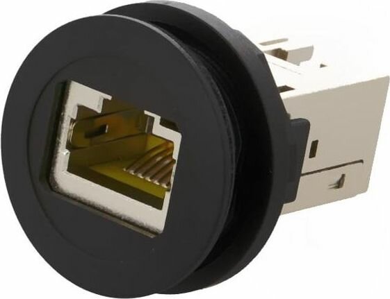 Разъем HARTING 09454521561 Гнездо RJ45 22мм har-port -25-70 град. C d22,3мм IP20 Цвет черный 1 шт