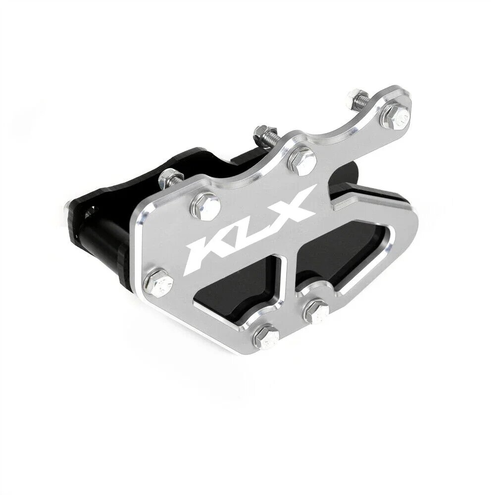 Защита цепи KLX 250 CNC, серебристый логотип