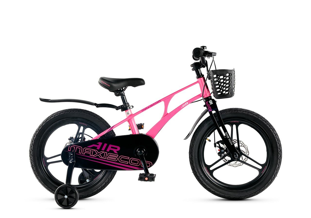 Велосипед MAXISCOO Air Pro 18" 2025 (требует финальной сборки), Цвет розовый сапфир