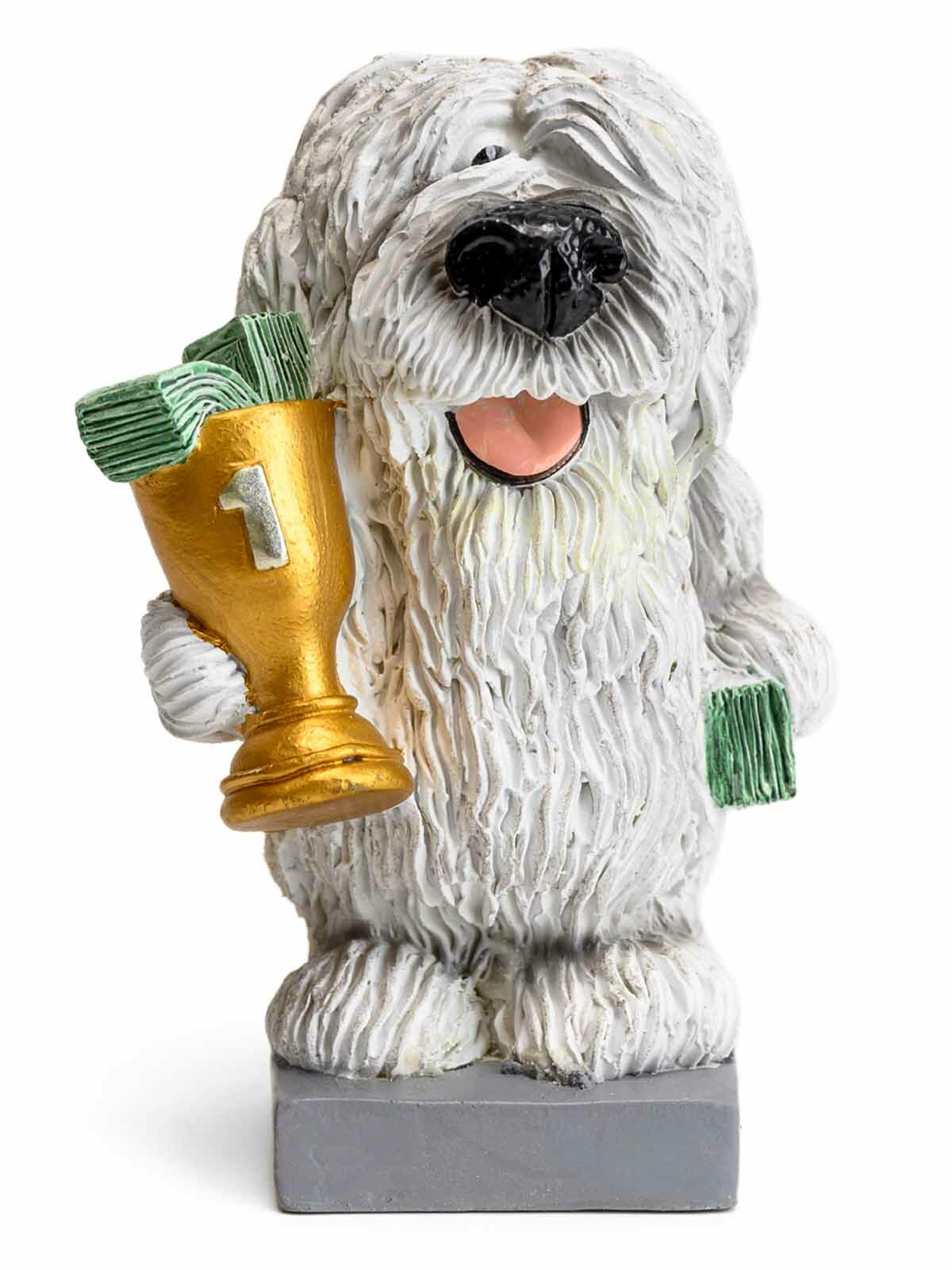 Фигурка коллекционная Собака Комондор - Желаю блестящих побед, 11 см