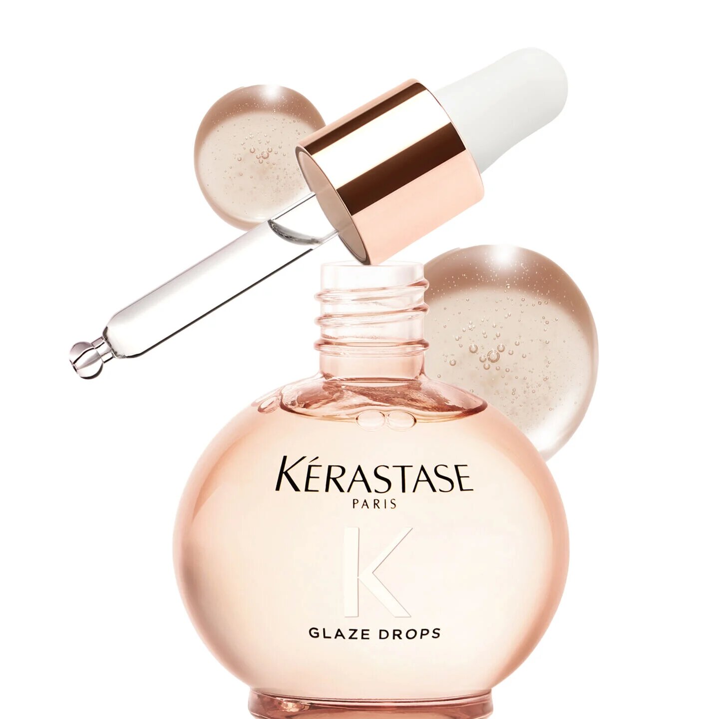 Kerastase Gloss Absolu Glaze Drops Hair Oil парфюмированное масло для блеска и гладкости волос, 45 мл