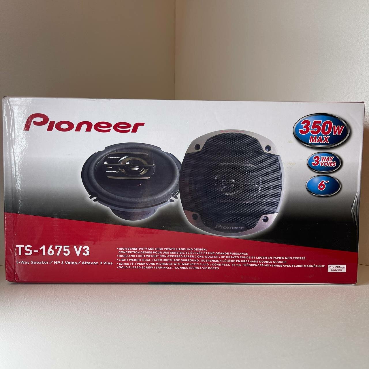 Колонки для автомобиля TS-1675 V3, 16 см (6 дюйм.) 350W