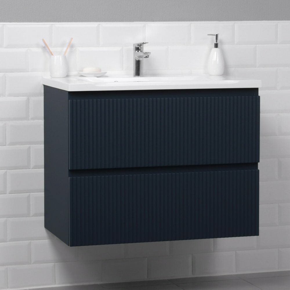 Тумба с раковиной Itana Kate 80 подвесная, океания