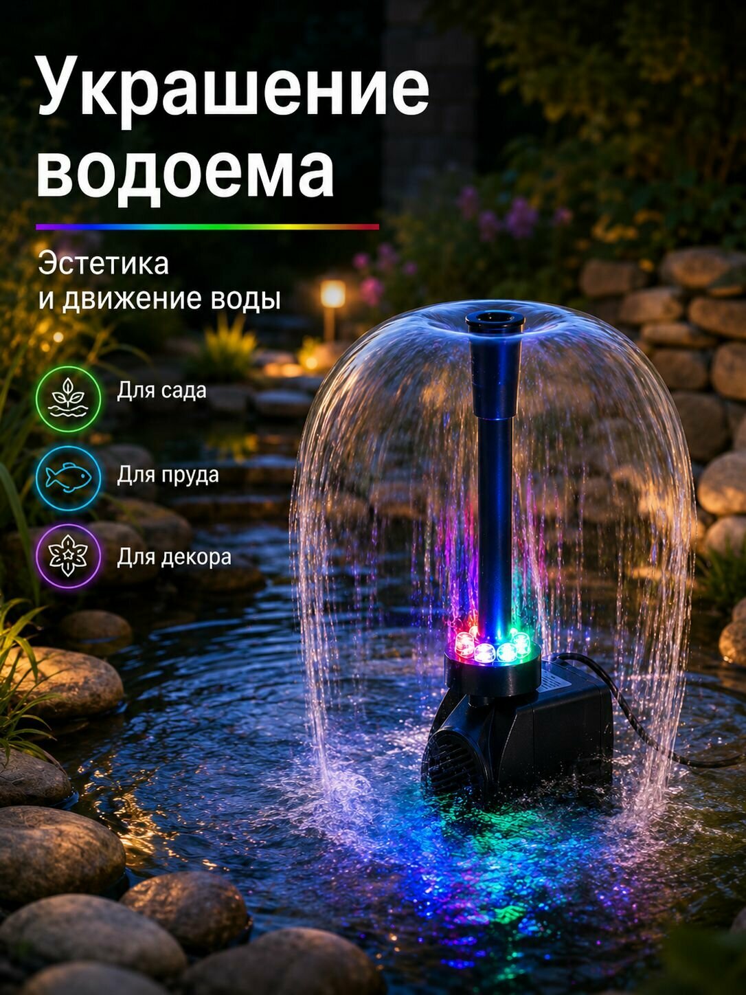 Фонтан садовый — фото 1