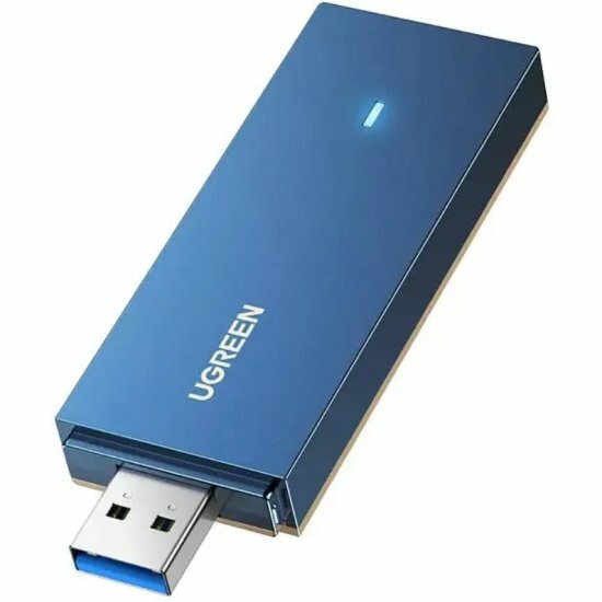 Адаптер Ugreen Wi-Fi AX1800 CM499, синий(90340)