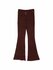 Брюки PATRIZIA PEPE Pointelle-knit flared trousers, размер 38, brown