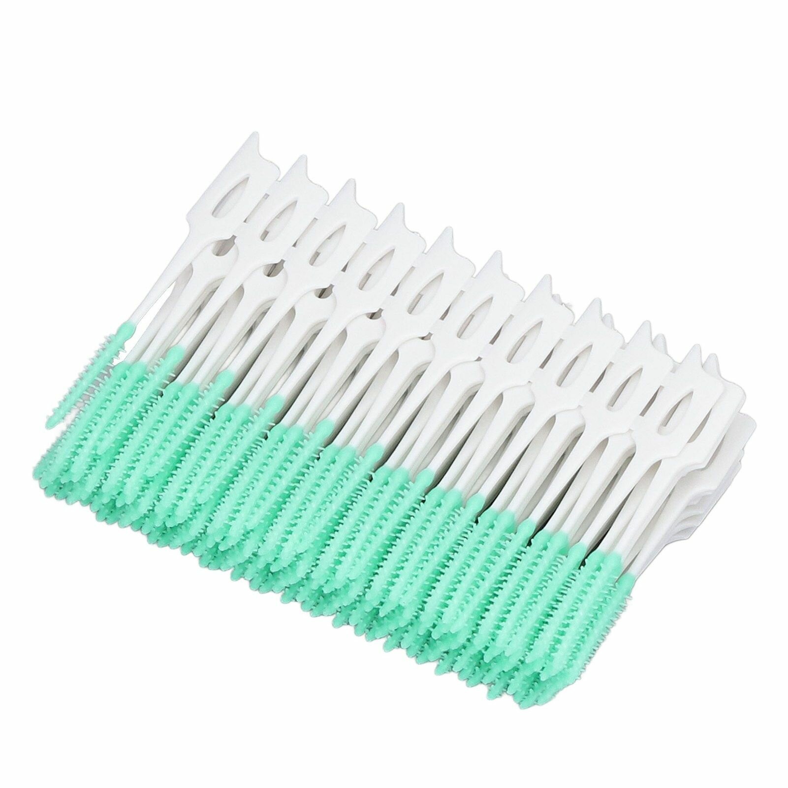 Межзубная щетка одноразовая мягкая зубная нить для чистки зубов зубочистки для ухода за полостью рта взрослые дети 160 шт. зеленый