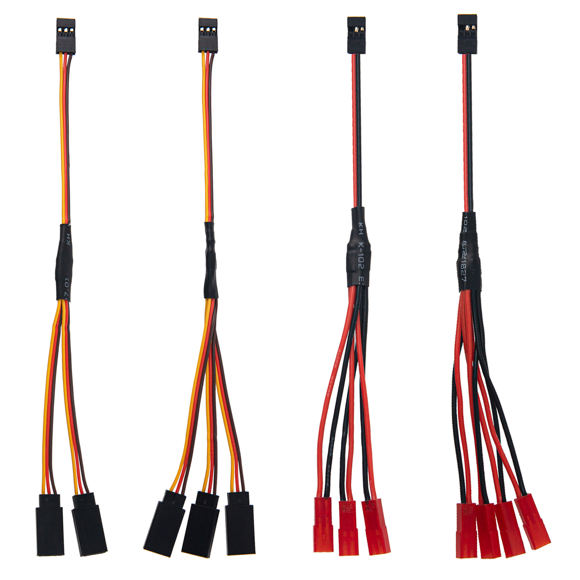 4шт 7,87 "JR-штекер Y-образный разветвитель провода, переходник JR-штекер к JST-штекеру Y-образного жгута проводов