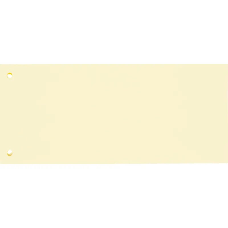 Разделитель листов разделительные полоски Комус, желтые, 100 шт./уп. 162427