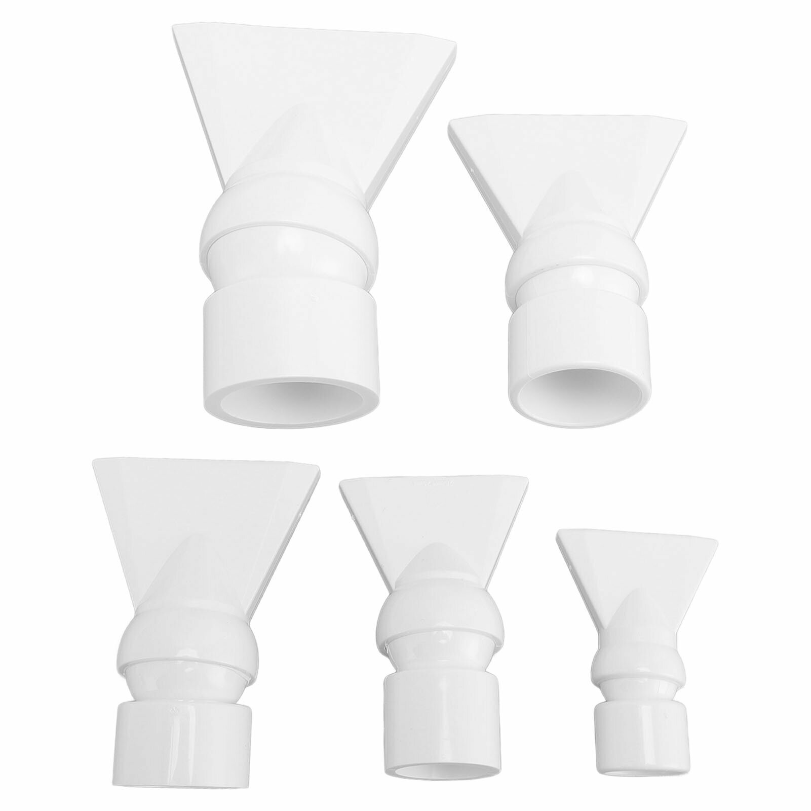 5 шт. набор насадок для аквариума «утконос», прочный пластик, предотвращает быстрый поток воды, выход для воды в аквариуме, плоская насадка «утка», сантехнический фитинг, белый цвет