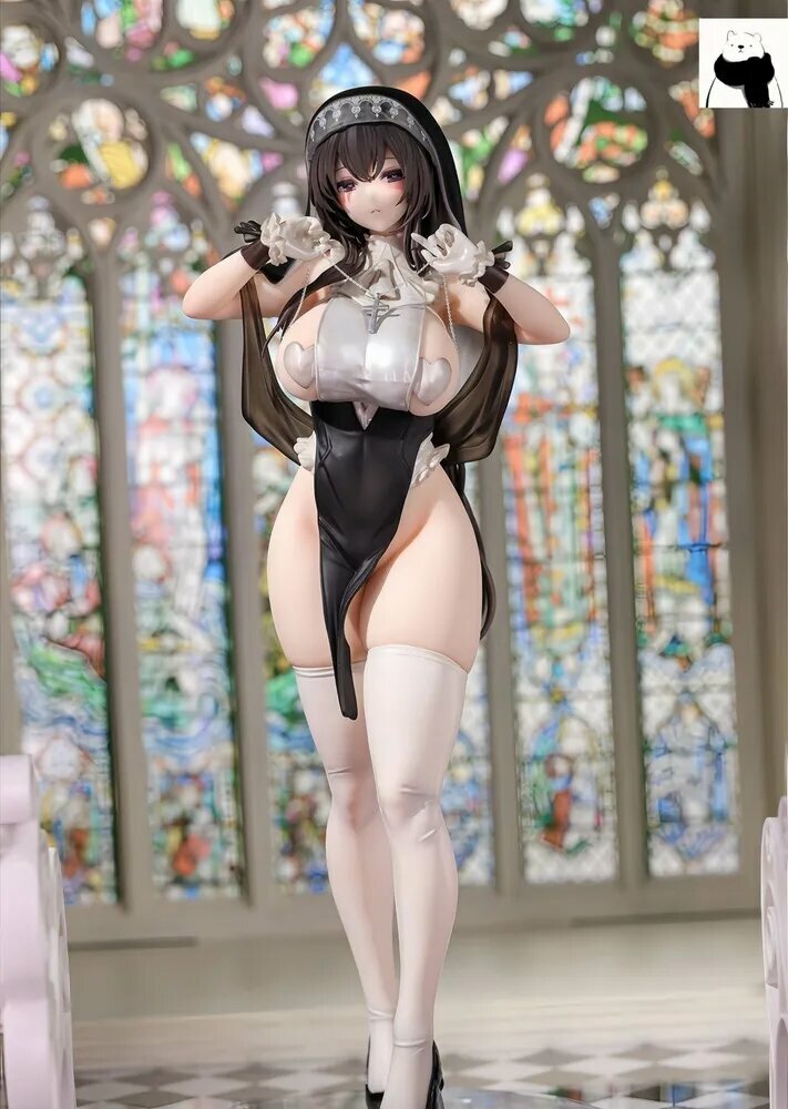 Фигурка Молящаяся монахиня 25 CM