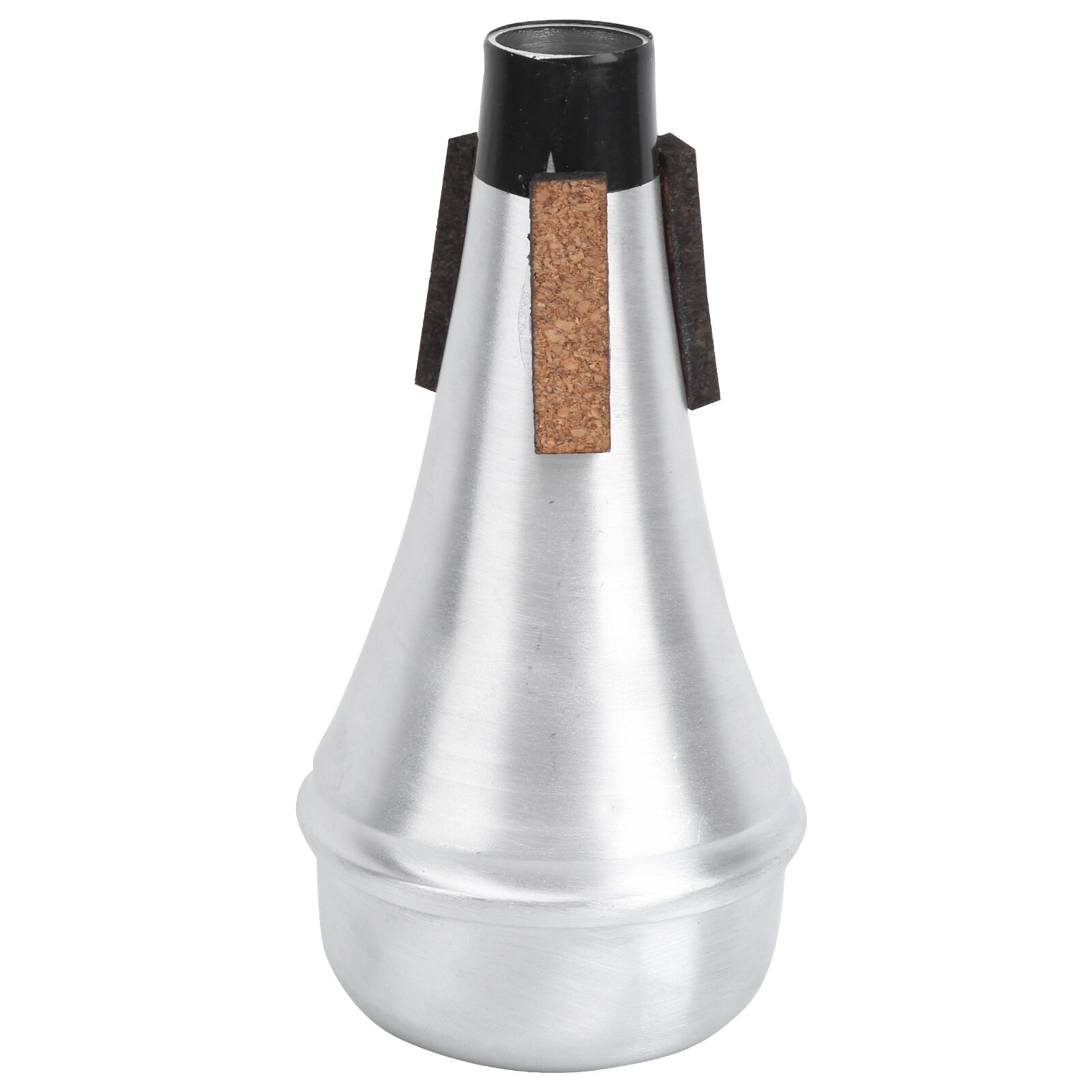 Сурдина для трубы, прямая, для начинающих, универсальный, алюминиевый сплав M25, серебристый, S