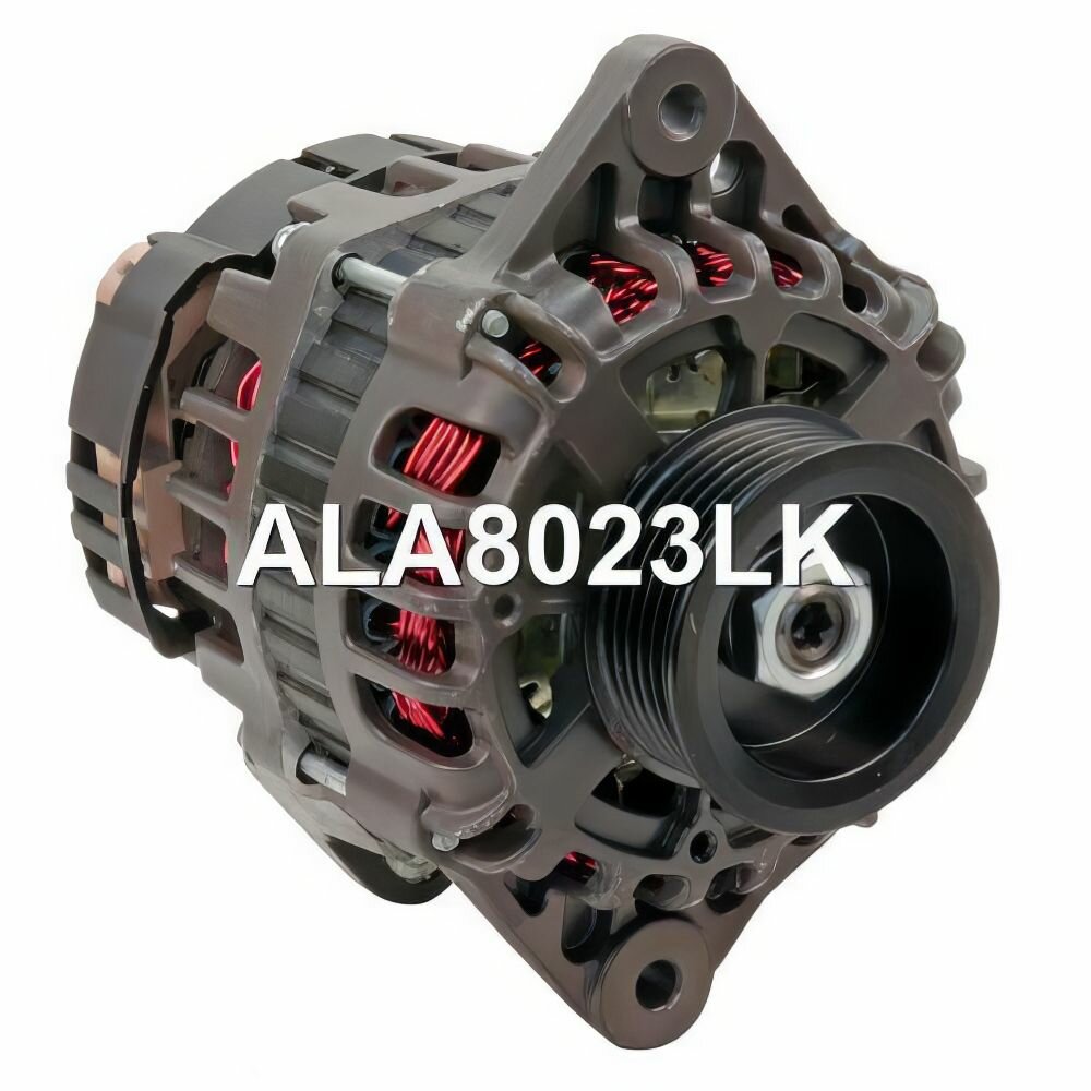 Генератор cо шкивом, 6 ручьев для Шевроле Авео, Калос, Дэу арт ALA8023LK