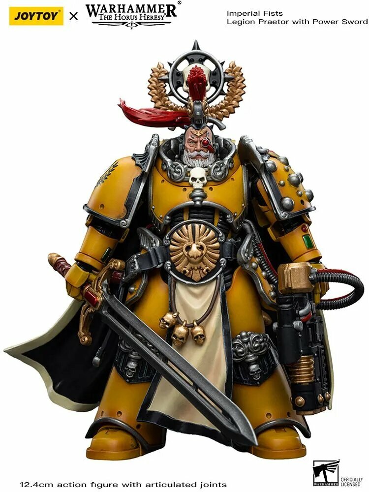 Фигурка JOYTOY "Warhammer 30K", подвижная, с силовым мечом, из пластика