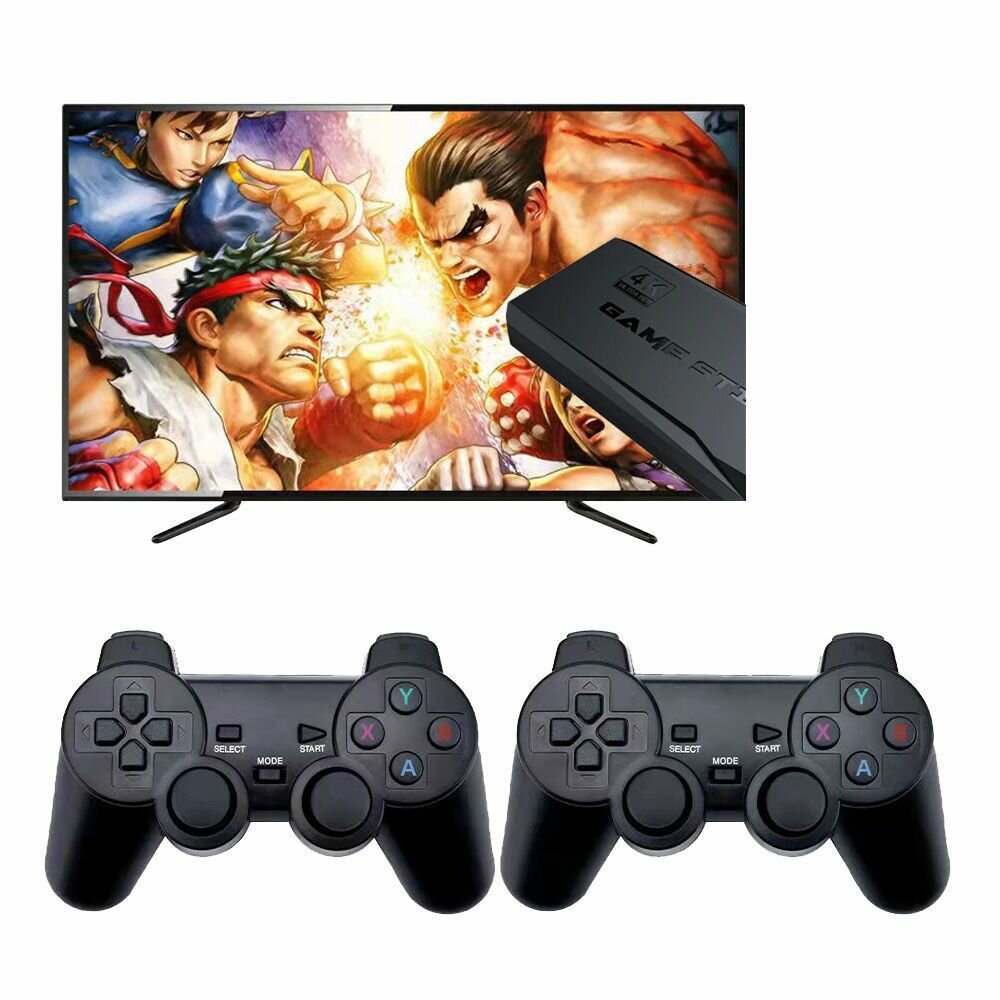 Беспроводная HD игровая консоль с двумя геймпадами (без игр)