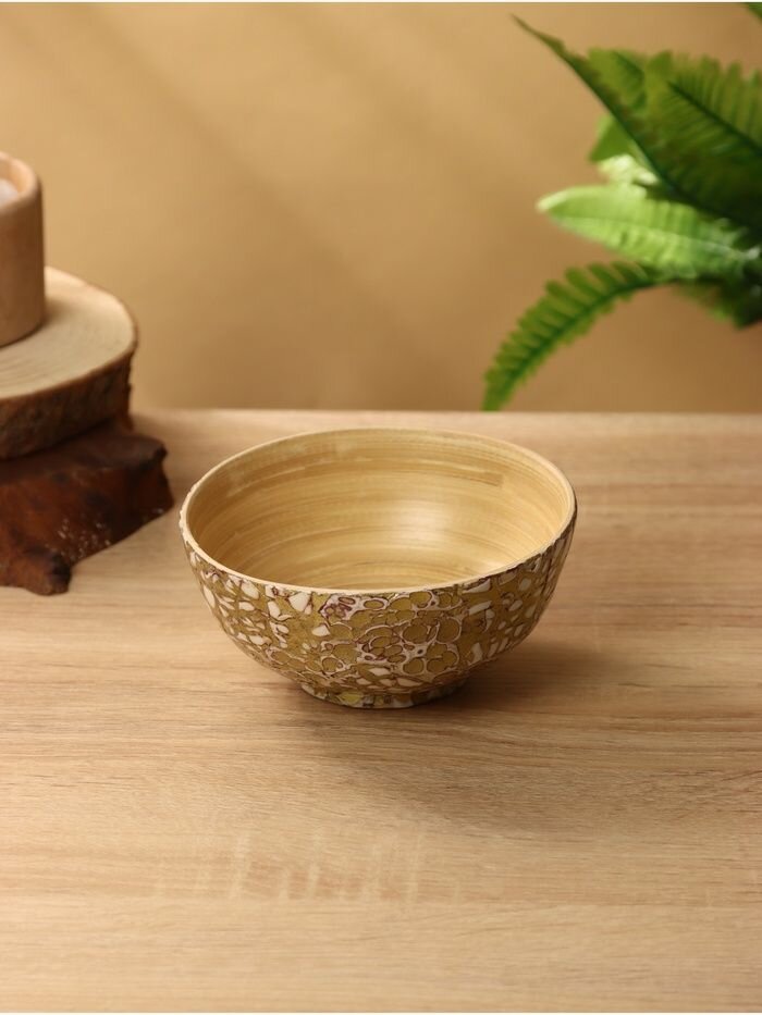 Миска Sima-land "Vietnamese Style", 14х14х7 см, бамбук