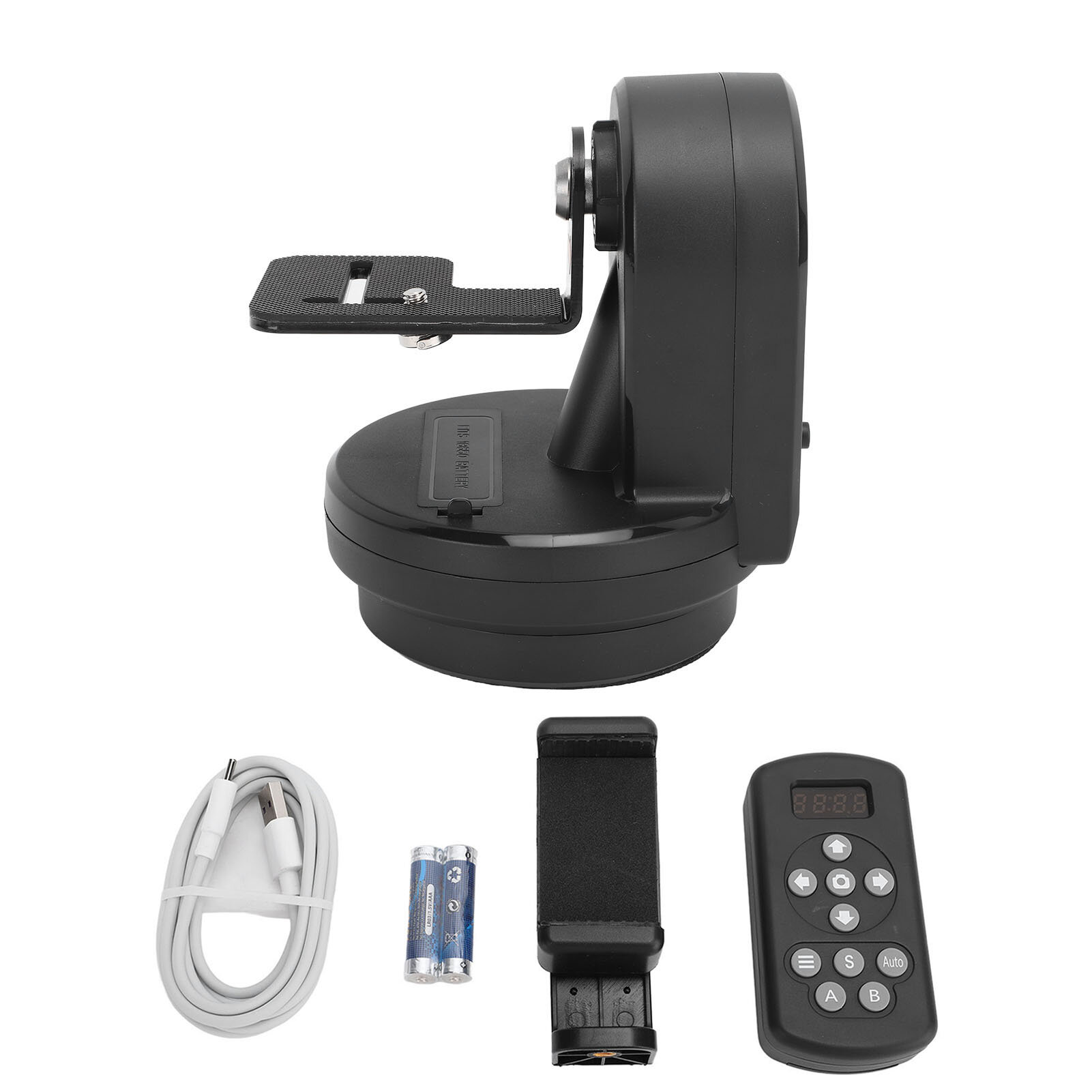 Yt800 вращение панорамная наклона наклона кастрюли 5W 2,4 ГГц пульт дистанционного управления 360 градусов вращение 1/4 -дюймовое винтовое отверстие фотосъемка