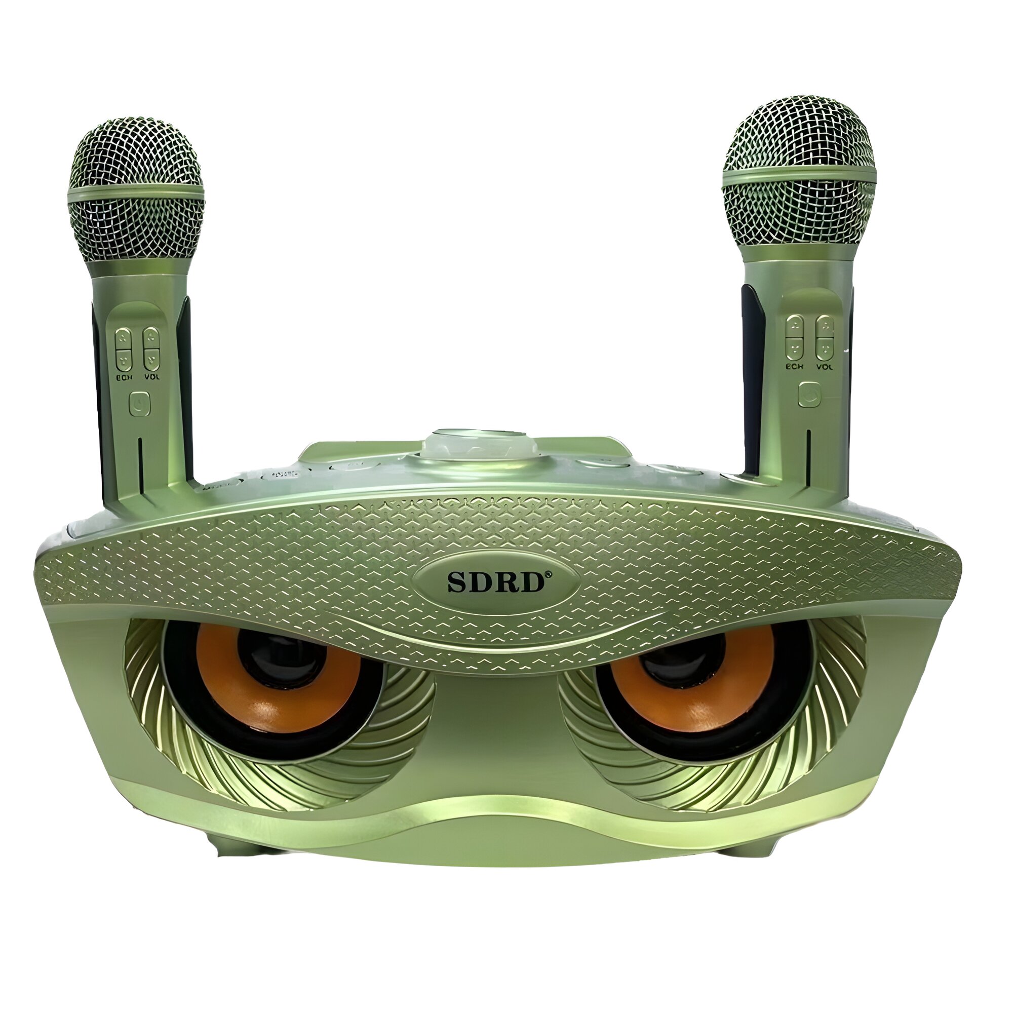 Микрофон SDRD SD306S, для вокала, для наушников, 2шт, питание от кабеля, зеленый