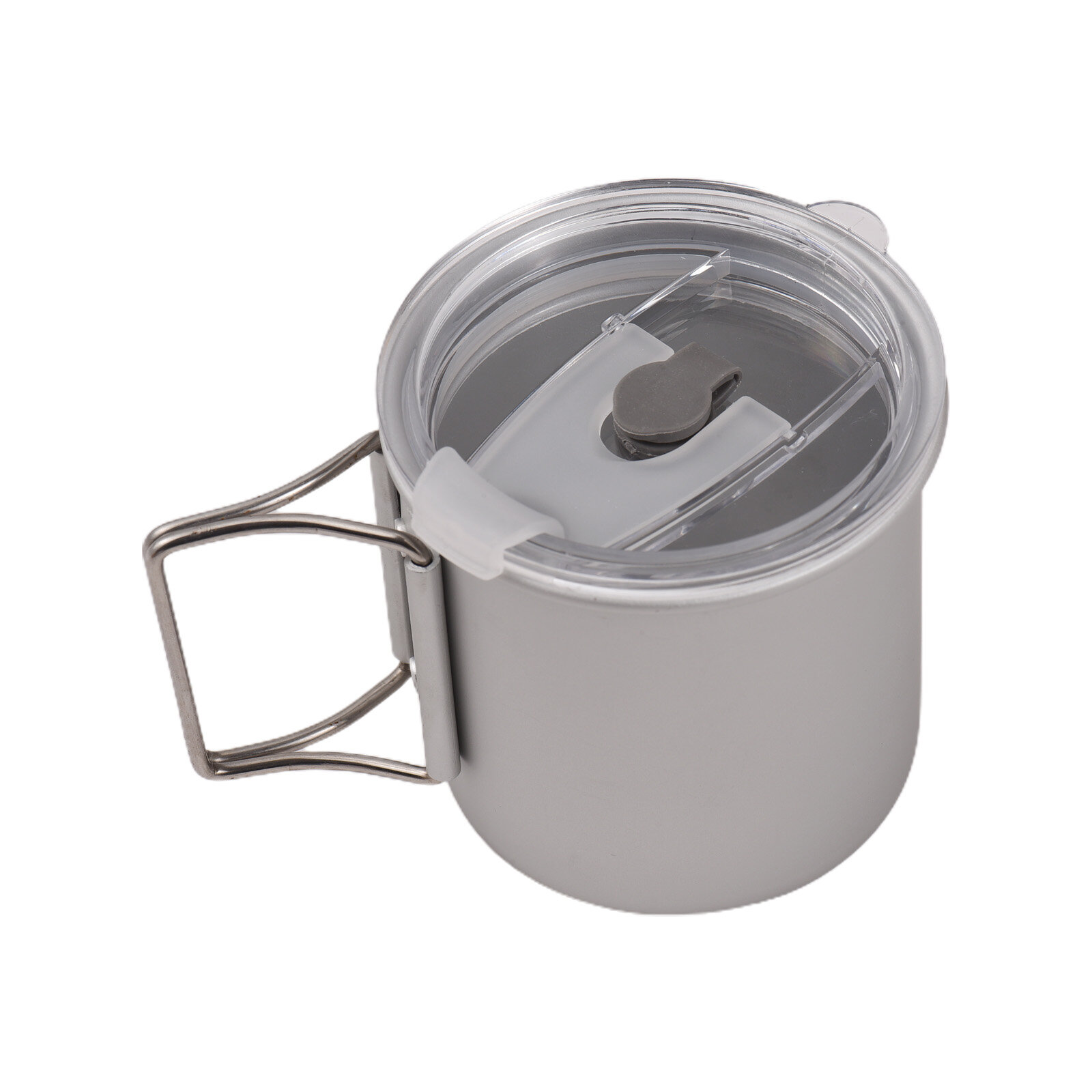 Стакан алюминиевой 300 мл складной с крышкой