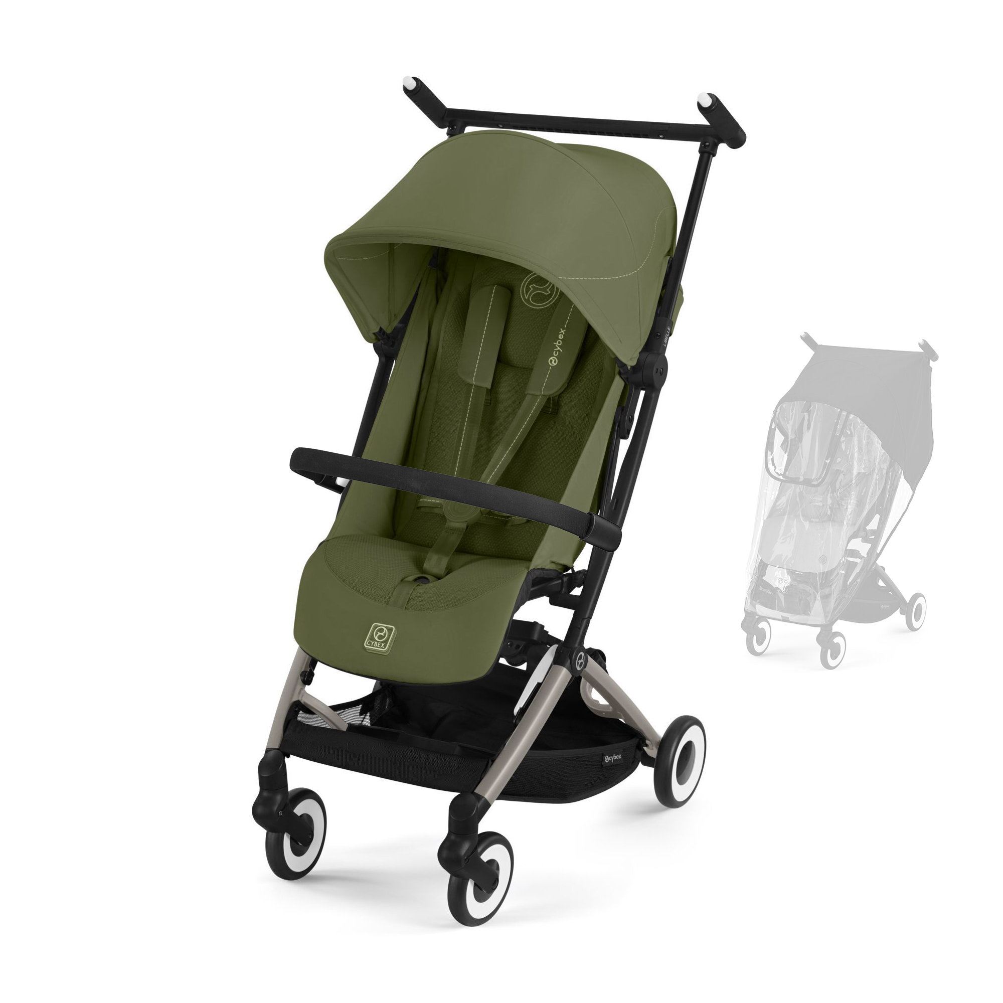 Прогулочная коляска Cybex Libelle, цвет Moss Green BB & RC / 2025 (Оливковый), артикул производителя 525000287