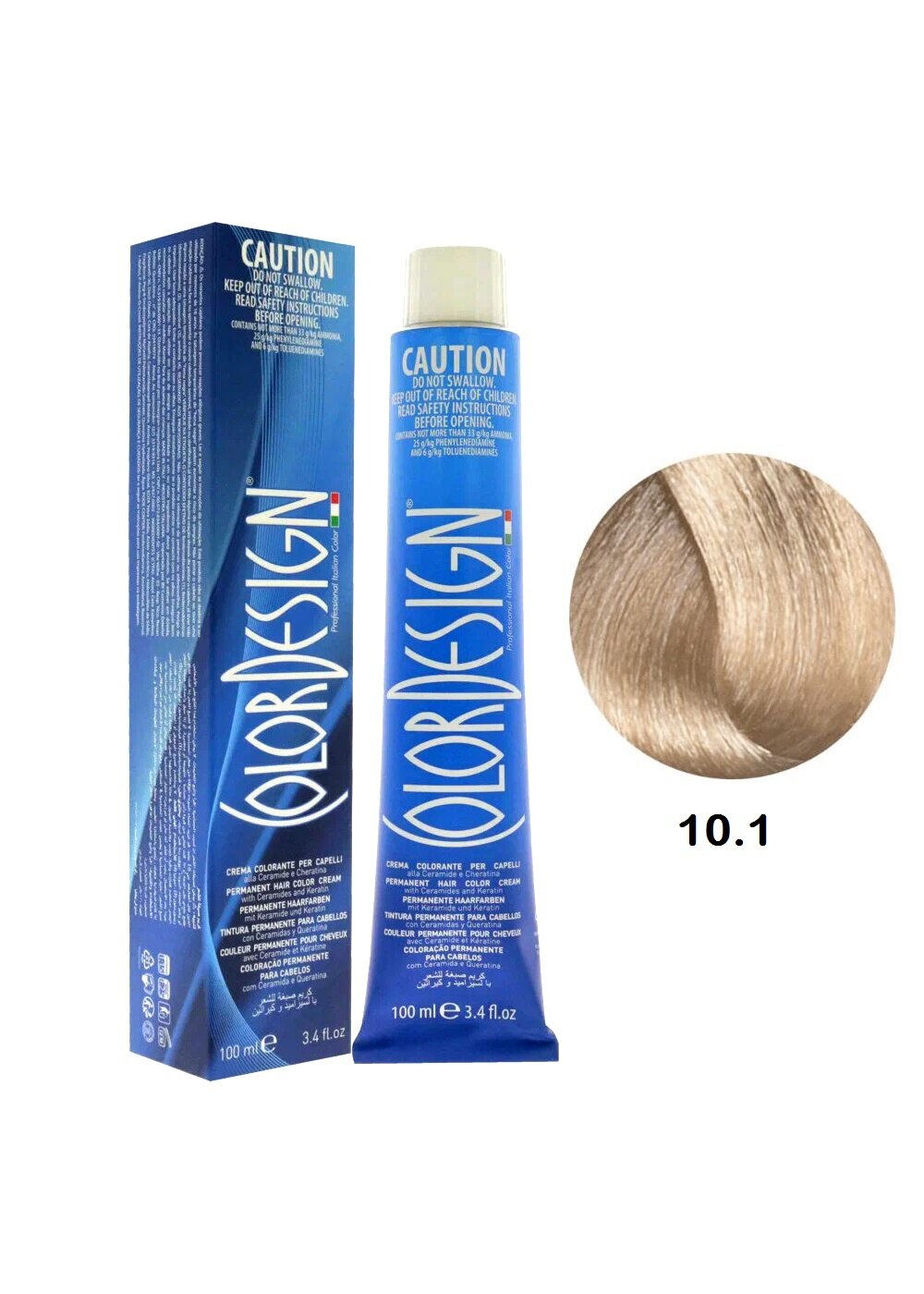 Colordesign Колор Дизайн Стойкая краска для волос 100 мл - Colordesign 10,1