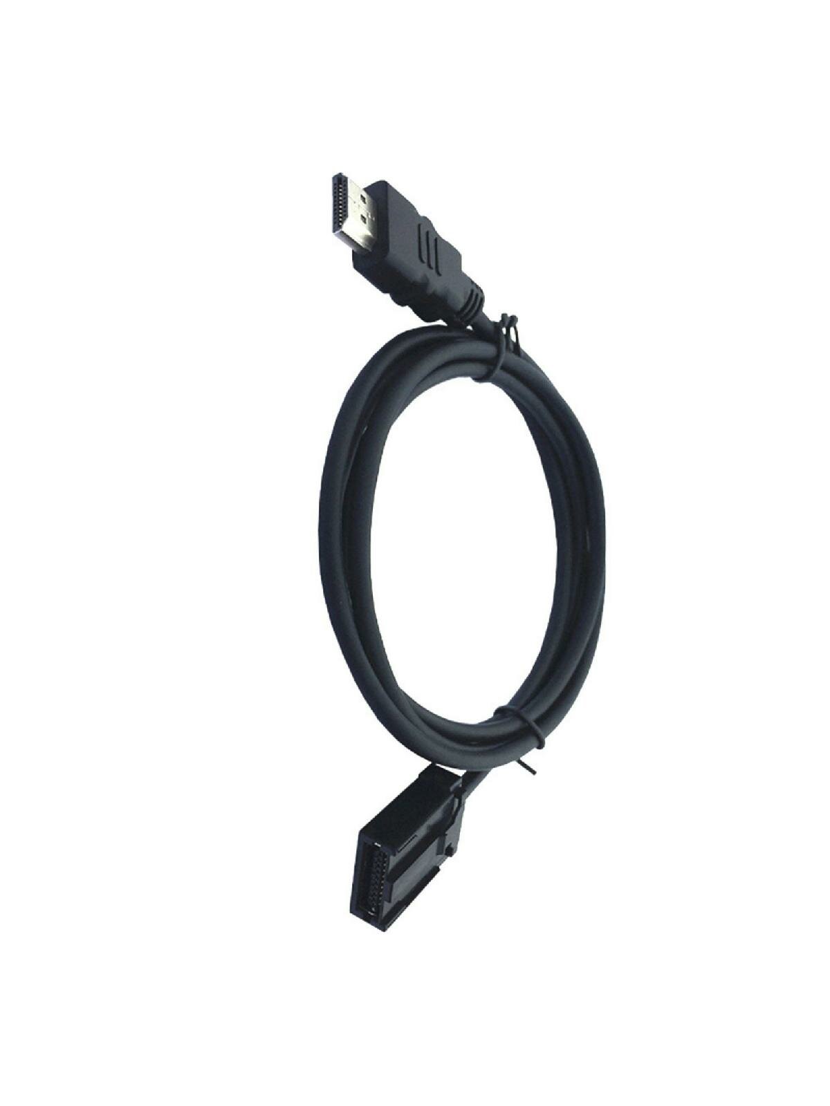 Automotive Entertainment System Cable 19Pin To 19Pin Type A Male Converter Cord Dedicated Cable for Car Gaming Streaming