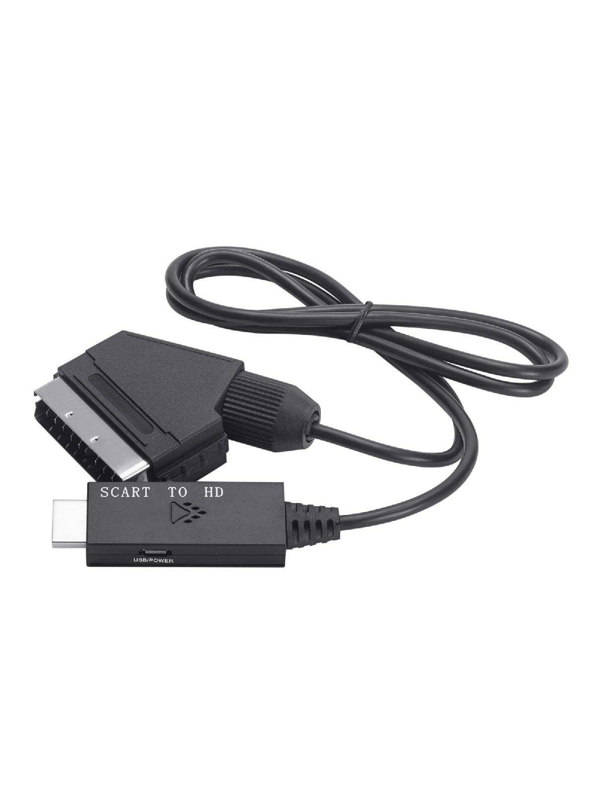 HDMI-compatible To SCART Converter Cable High Definition Adapter Cable 1080P /720p HDMI-Compatible Output Resolution
