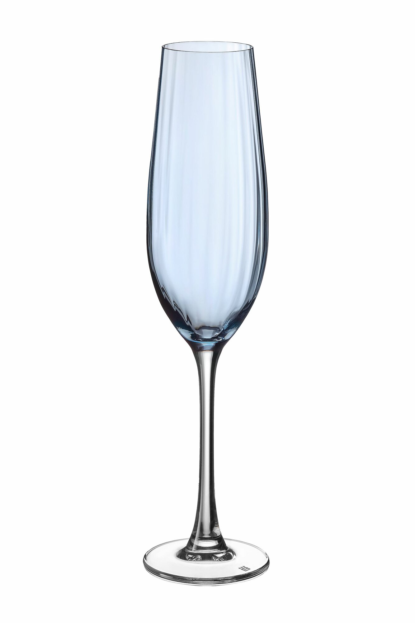 Бокал для шампанского "COLUMBA OPTIC", декор "Синяя чаша", 260 мл (набор 2 шт), Crystal Bohemia/ БСС0505