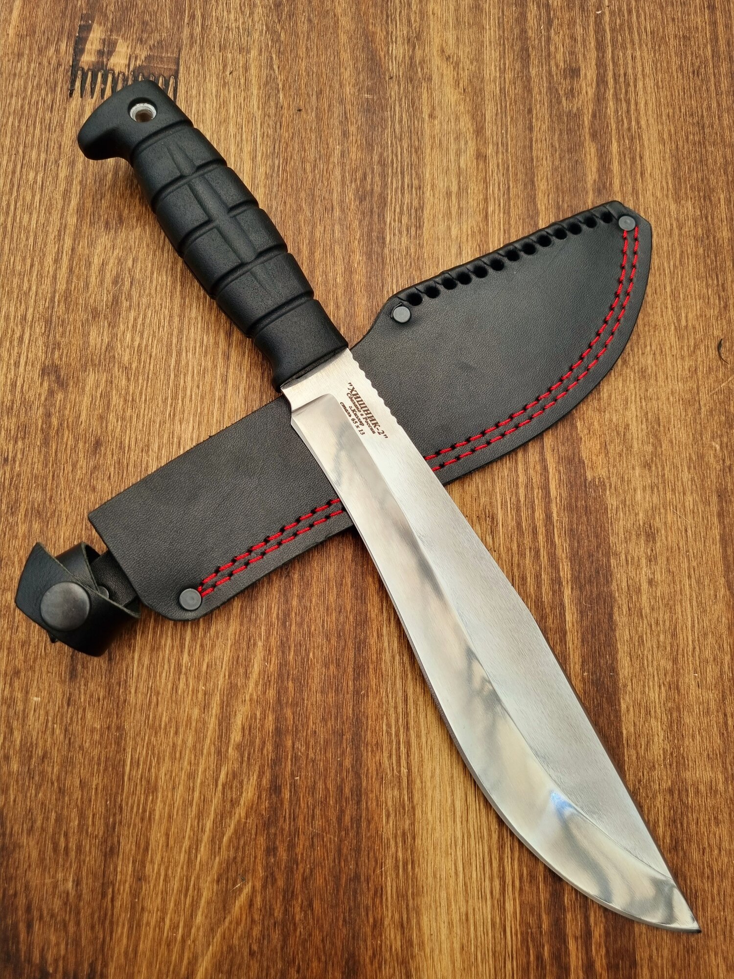 Нож Хищник-2 Эластрон 65х13 тактик