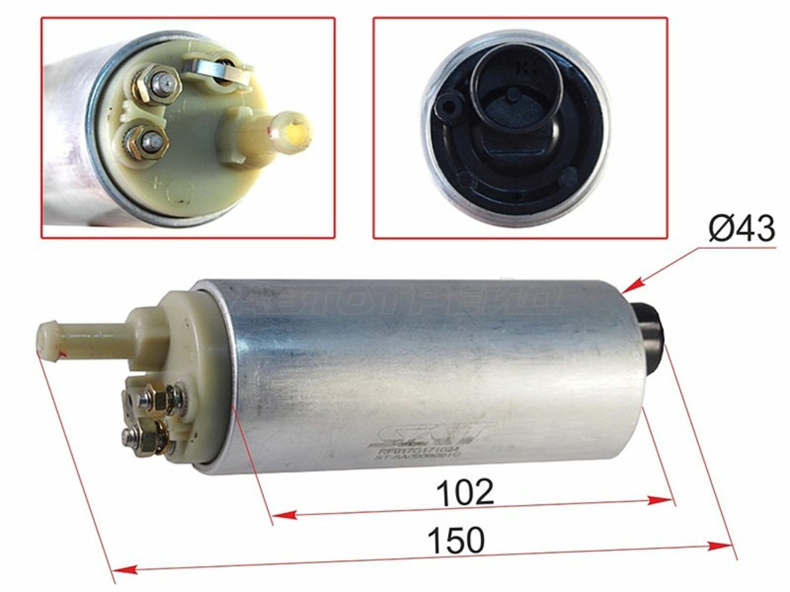 Топливный насос AUDI 80/90/100/A6/S6 96-