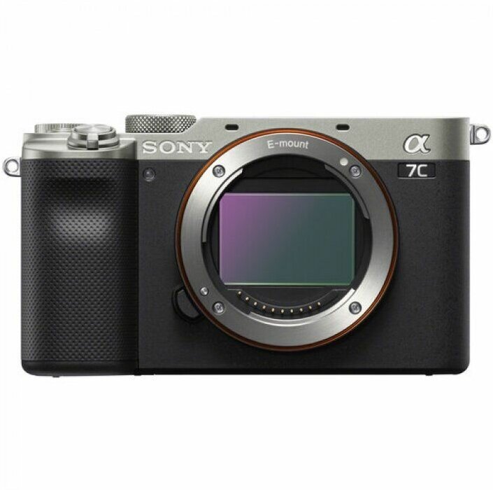 Sony Alpha A7C (ILCE-7C) Body – Full-Frame, Compact Design, Silver