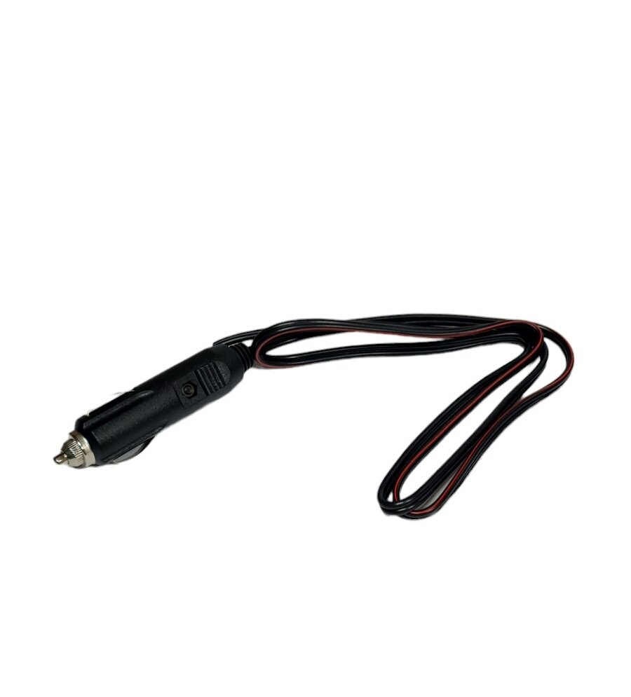 Штекер автомобильный в прикуриватель с проводом (провод 1м) 12В/24В SY