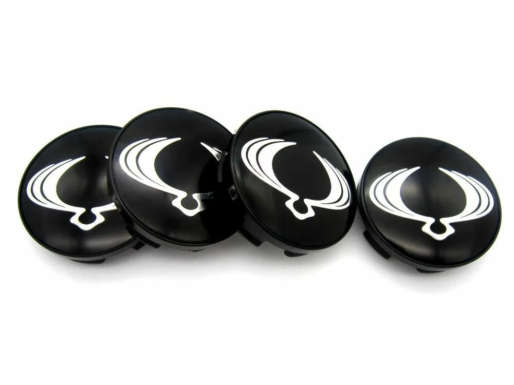 Колпачки заглушки на литые диски СКАД СсангЙонг 56/51/12 мм, 4 шт.