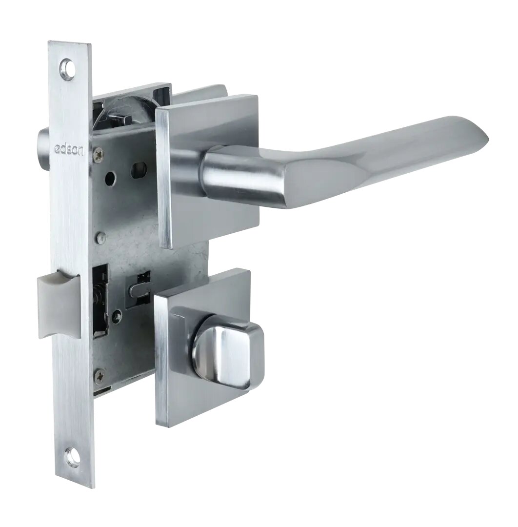 Дверные ручки Edson WC 8Q2, с запиранием, цвет хром