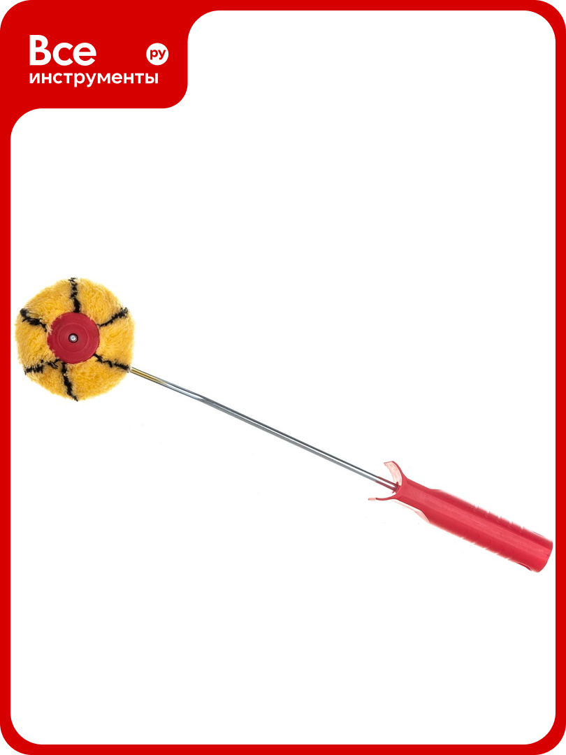 Валик для окрашивания углов VIRTUS, из полиакрила, тканной основе