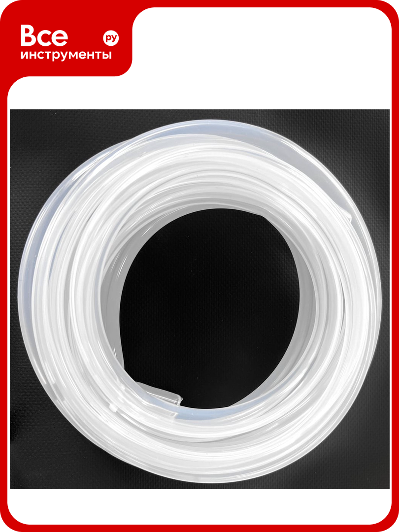 Профитт Шланг силиконовый прозрачный 10x14 мм 3 м 9276867, силиконовая