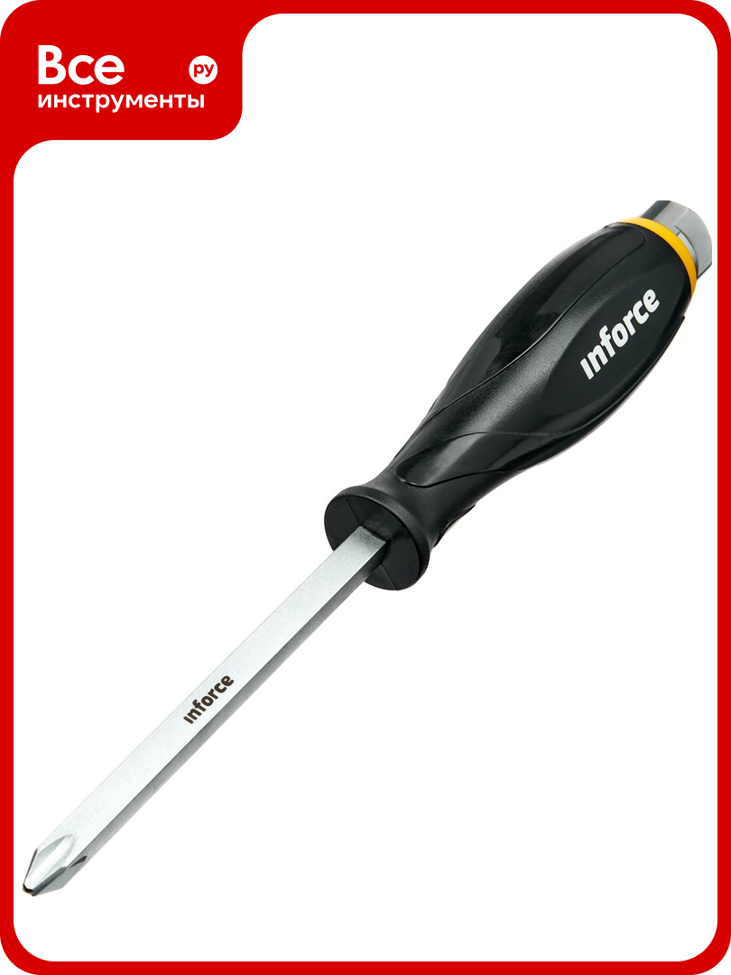 Ударная отвертка PH3х125мм Inforce 06-09-87, из хром