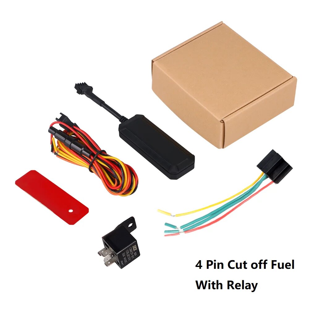 MiCODUS MV710 Самый дешевый мини-GPS трекер Автомобильный GPS-трекер Мотоцикл 8-95 В Отключение уровня топлива Скорость Вибрация оповещения ACC Автомобильный трекер Бесплатное приложение, 4PIN With Relay