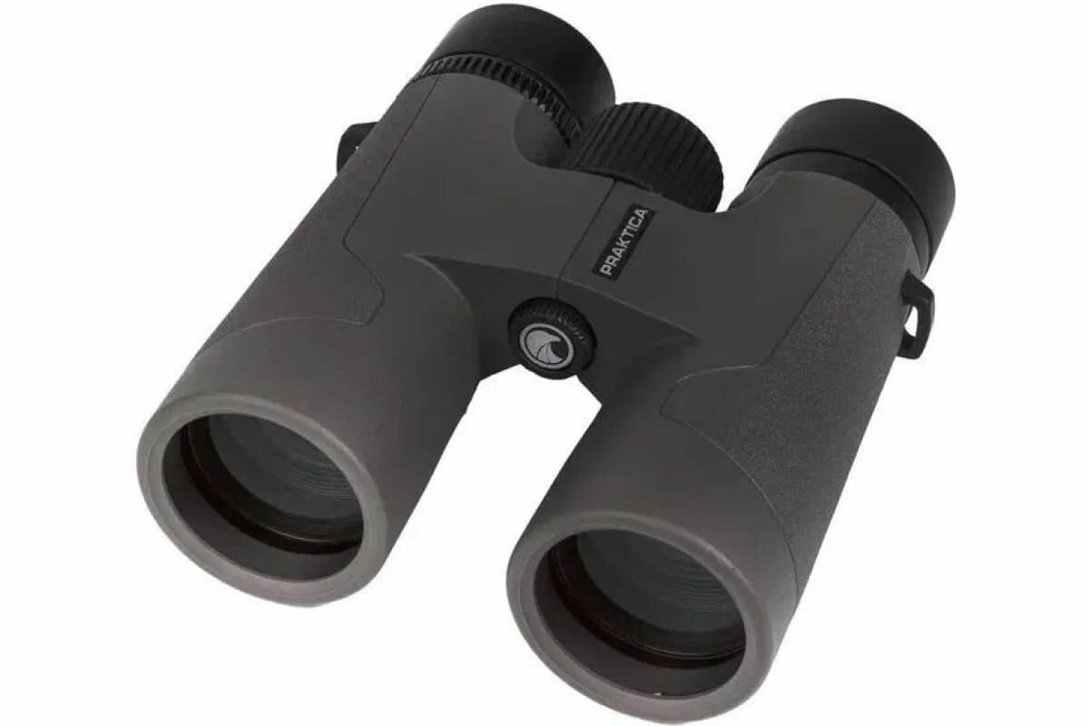 Бинокль Mivis "Praktica" Pioneer R, 8x, с футляром, темно-серый