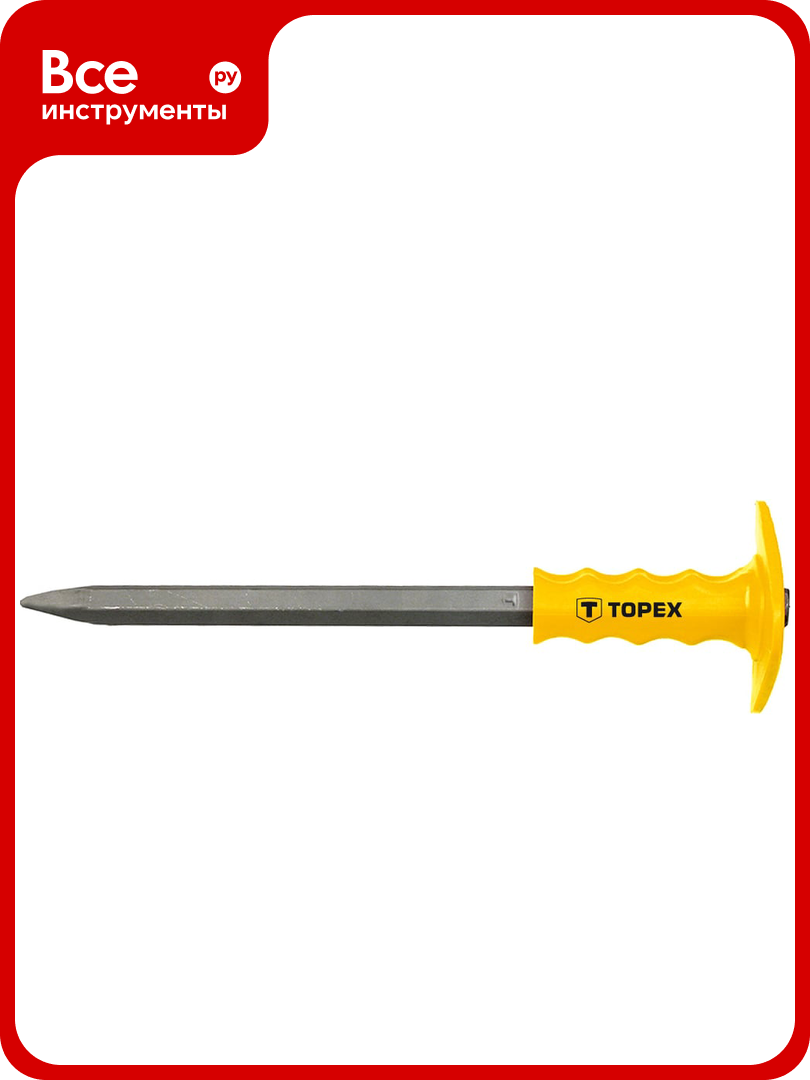Зубило с пластмассовым фартуком TOPEX 03A169