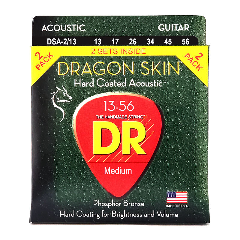 DR Strings DSA-2/13 Dragon Skin 13-56 Набор из двух комплектов струн