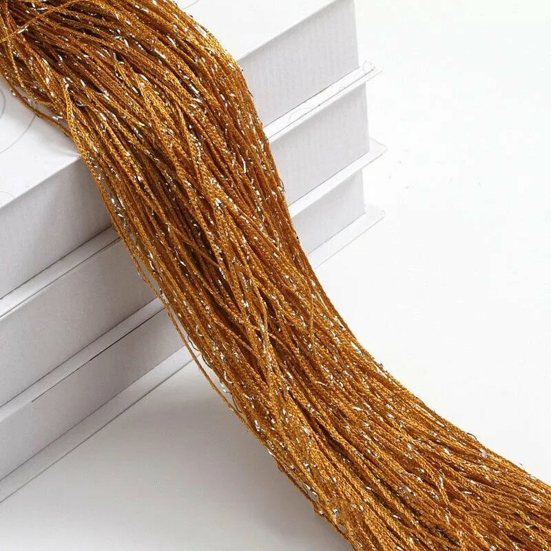 Занавеска из бусин 100x200 см золотой SY