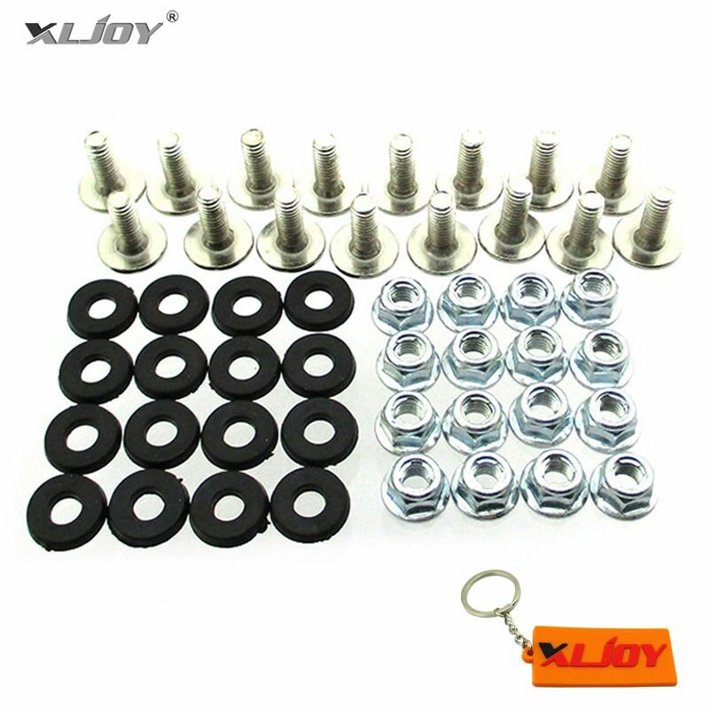 Пластиковый Болт крыла Шайба Гайка Винт Комплект XLJOY для квадроцикла 50cc 70cc 90cc 110cc 125cc ATV Quad.