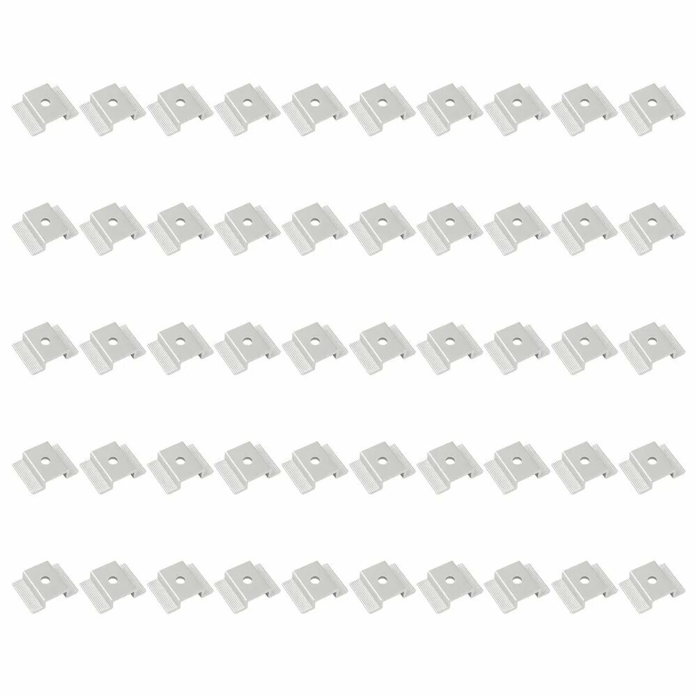 20/50 Шт. Средних зажимов для солнечных панелей, Регулируемый зажим для монтажного кронштейна