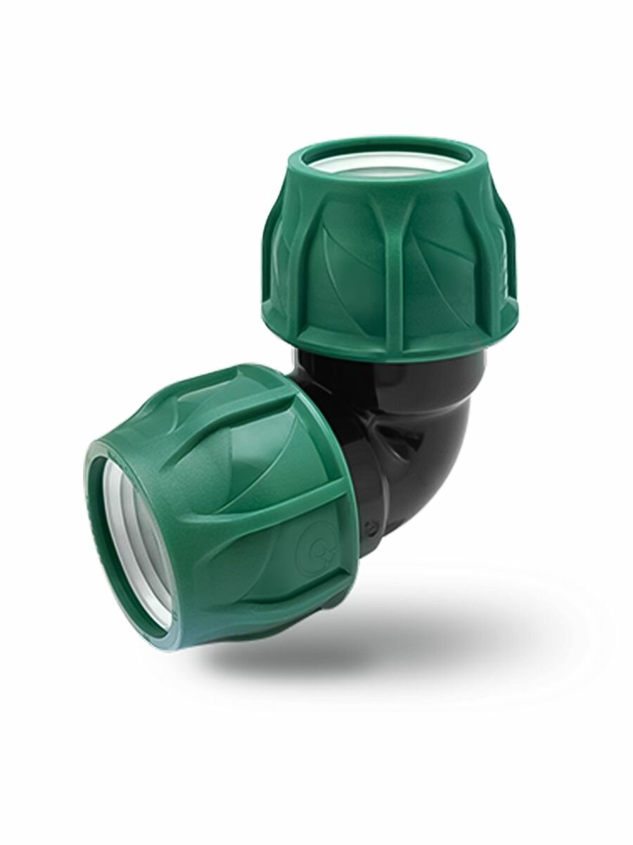 Муфта полиэтиленовая соединительная переходная компрессионная угловая 90х90 POELSAN 1 шт