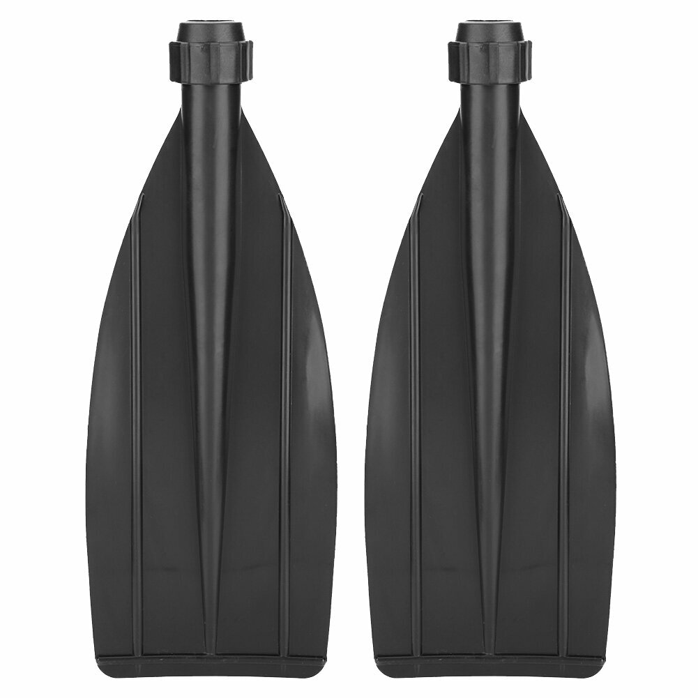 1 Пара Прочных Гребных Лопастей Для Каяка И Каноэ, Сменные Аксессуары Для Листового Весла, Черный