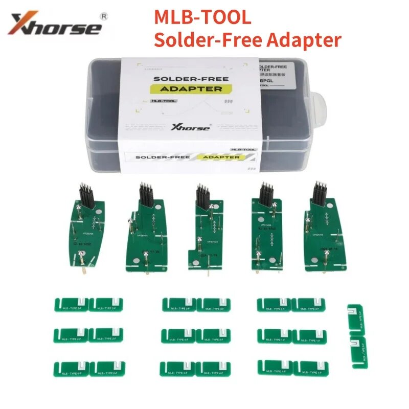 Инструмент Xhorse MLB, набор адаптеров Без припоя, поддержка добавления ключей для модели MLB, работа с MLB Tool для Key Tool Plus/VVDI2