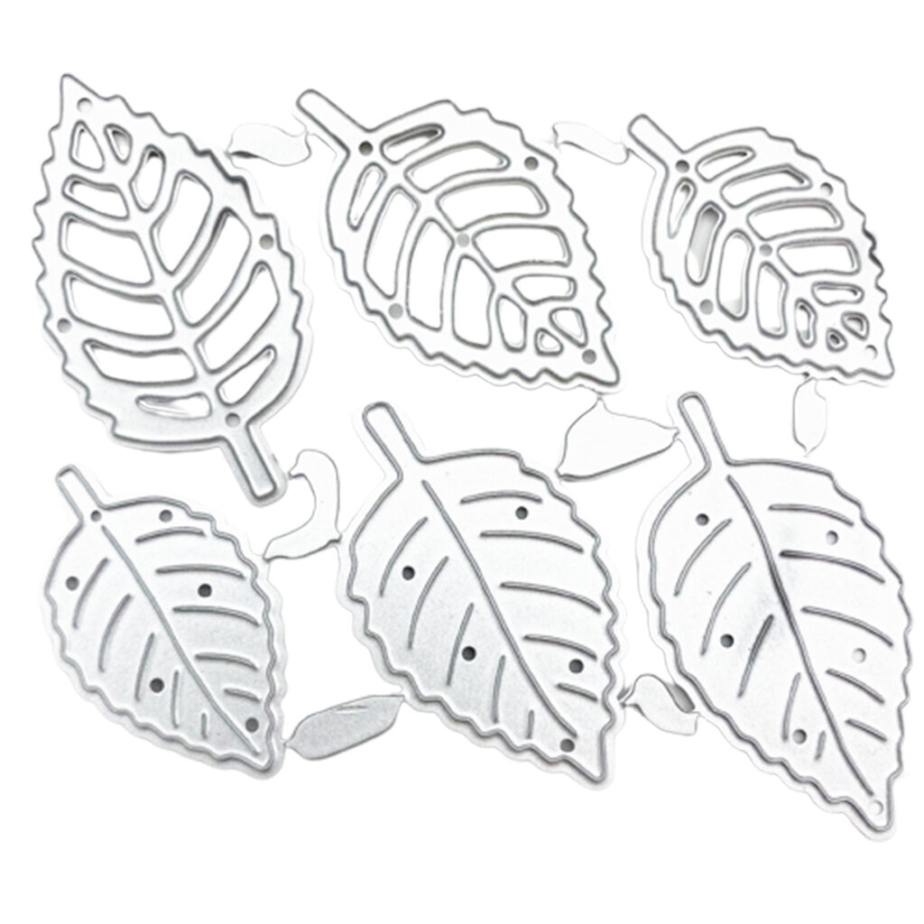 Листья Для Резки Металла Штампы Трафарет DIY Альбом Для Скрапбукинга Бумажная Открытка Шаблон