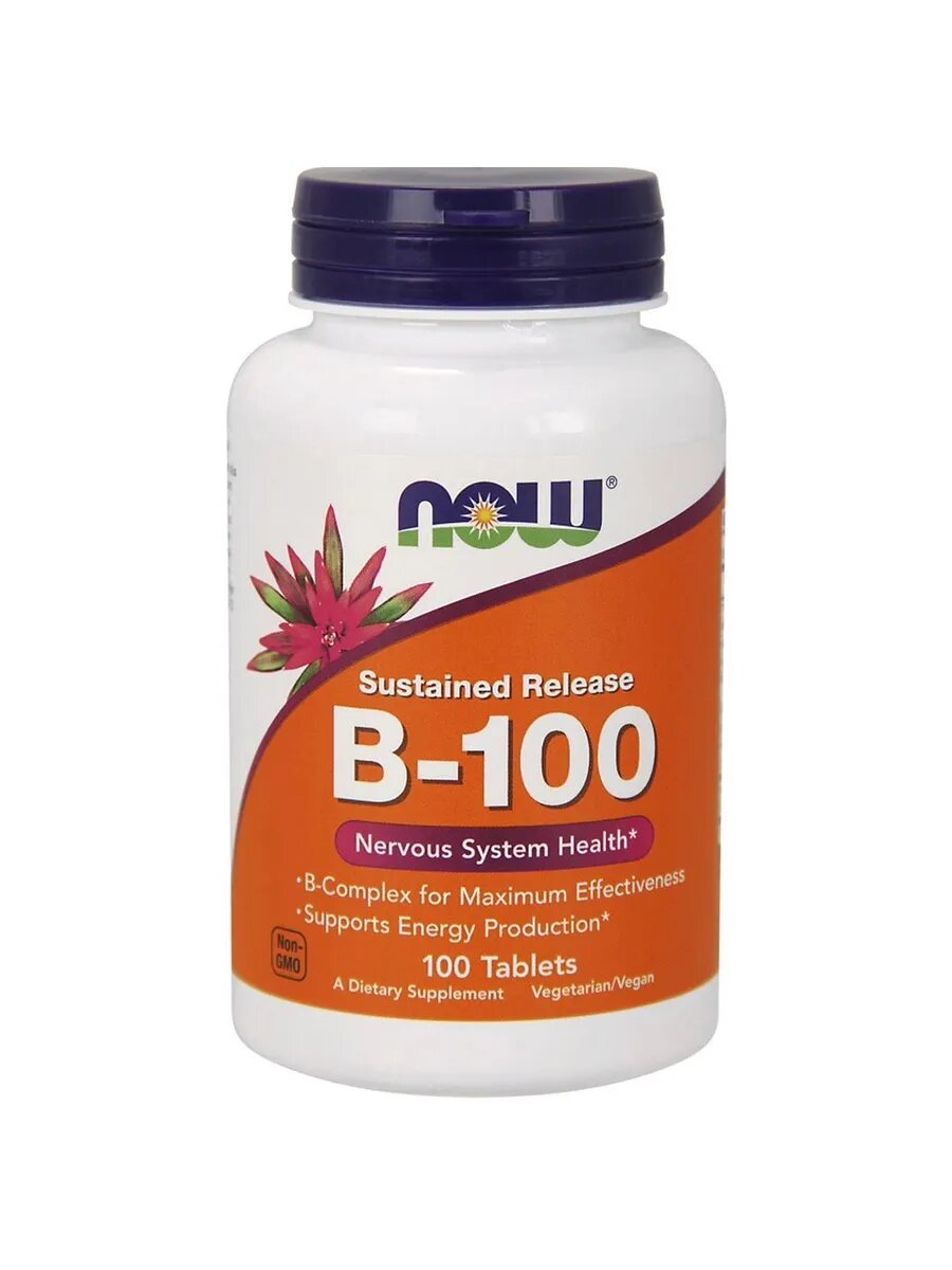 Комплекс витаминов B-100 нау 100мг, 100 капсул