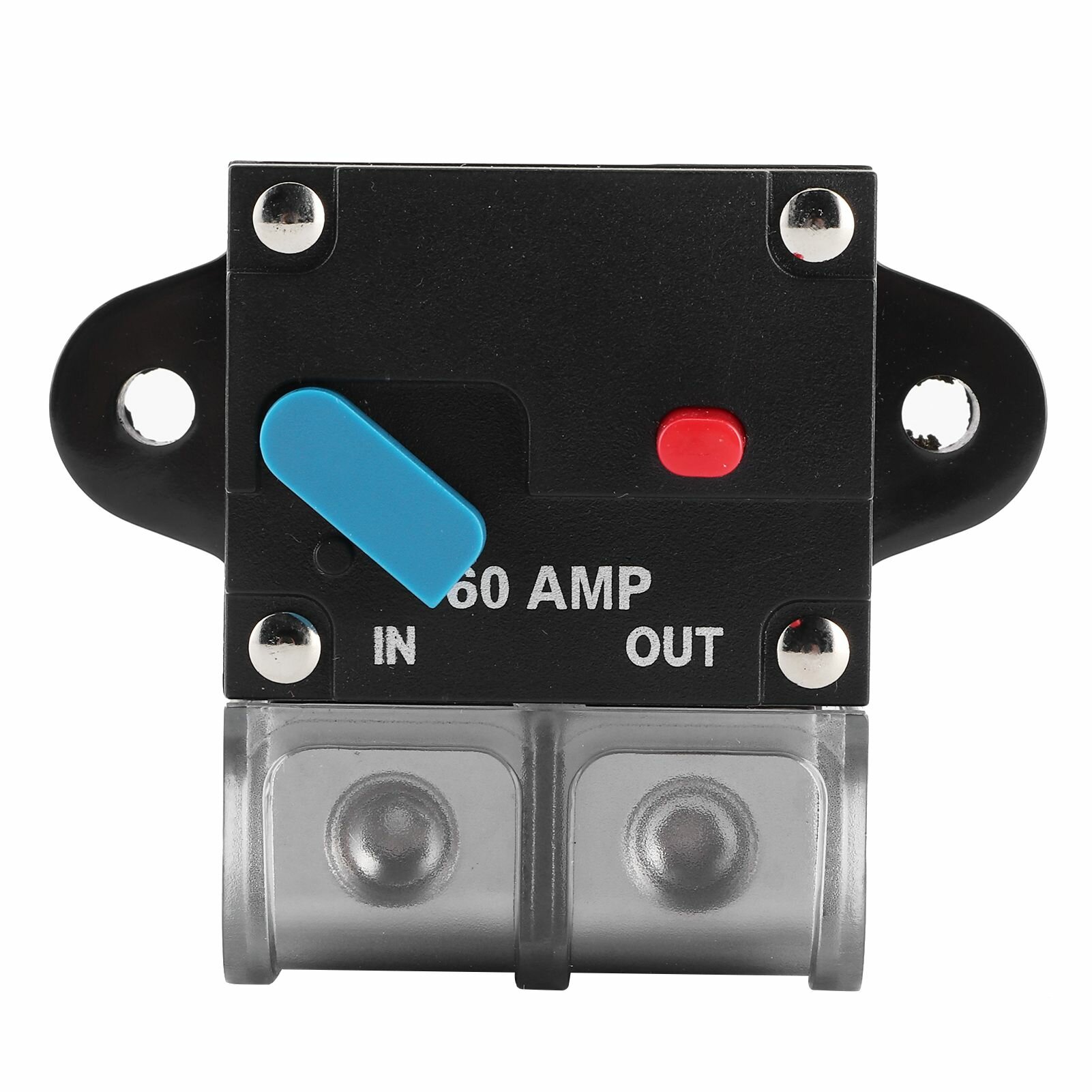 Автоматический выключатель 12 24 В, троллинговый мотор, авто, морской катер, велосипед, стерео аудио, встроенные держатели предохранителей, инвертор 60A
